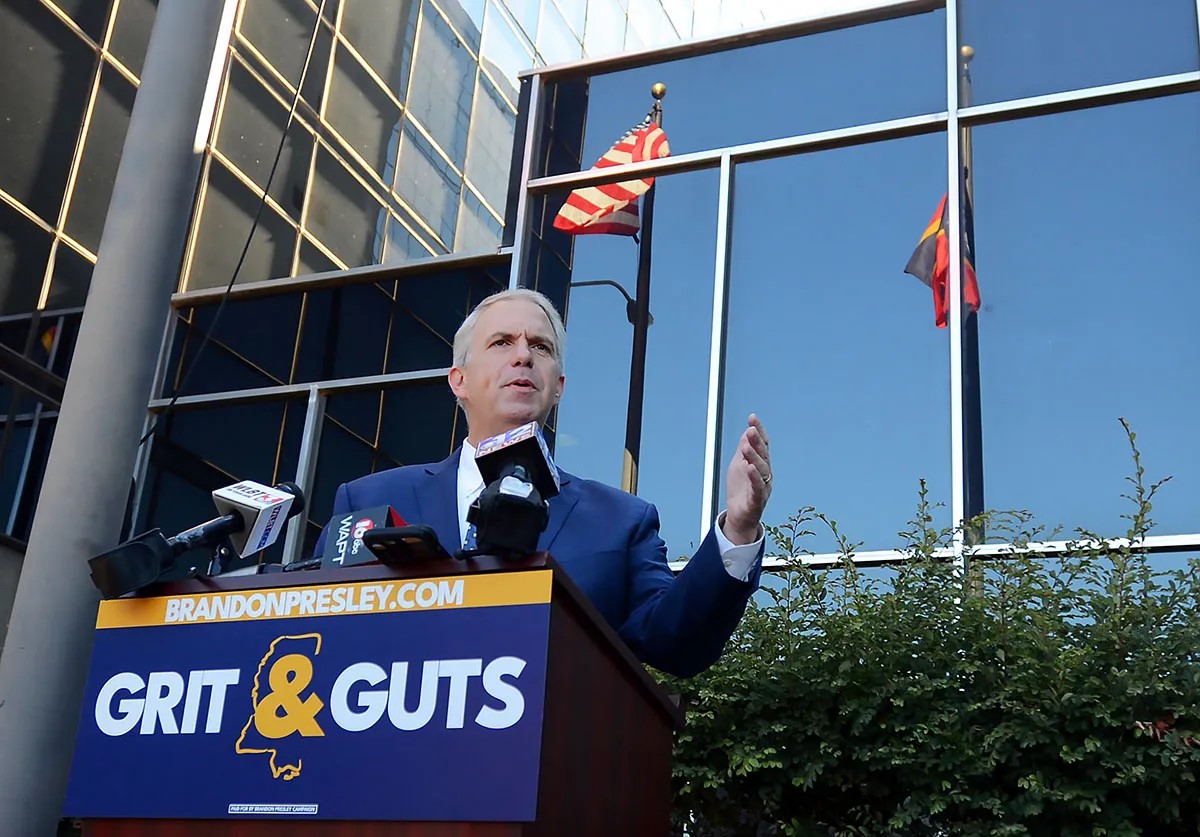 Brandon Presley calls on Tate Reeves to recuse himself from state’s ...