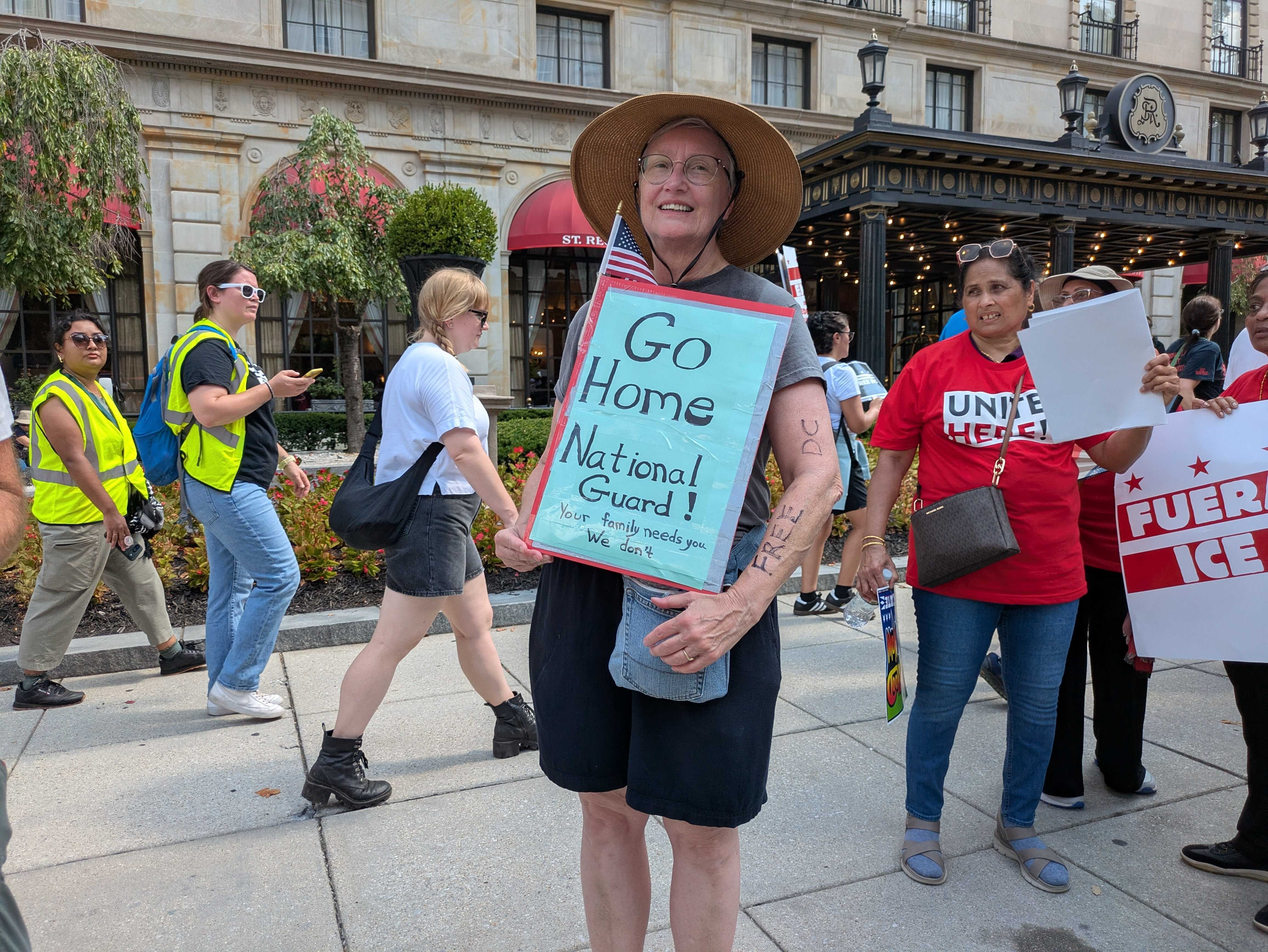 Protesters in D.C. flood the streets demanding an end to Trump’s ...