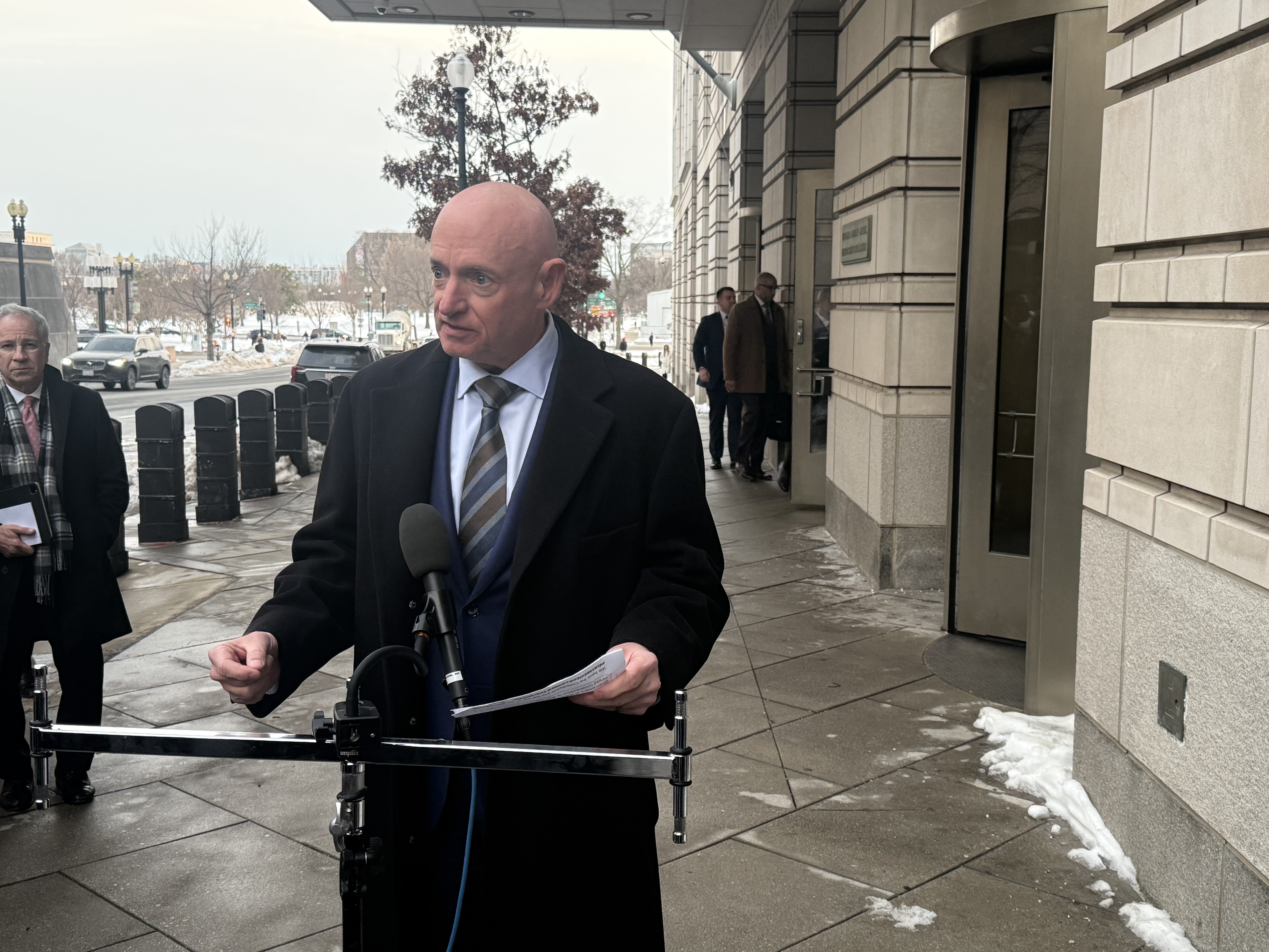 First Amendment free speech rights debated in Sen. Mark Kelly’s illegal ...