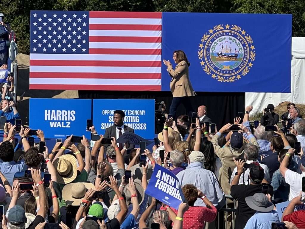 Harris unveils tax cut proposal for small businesses at New Hampshire ...