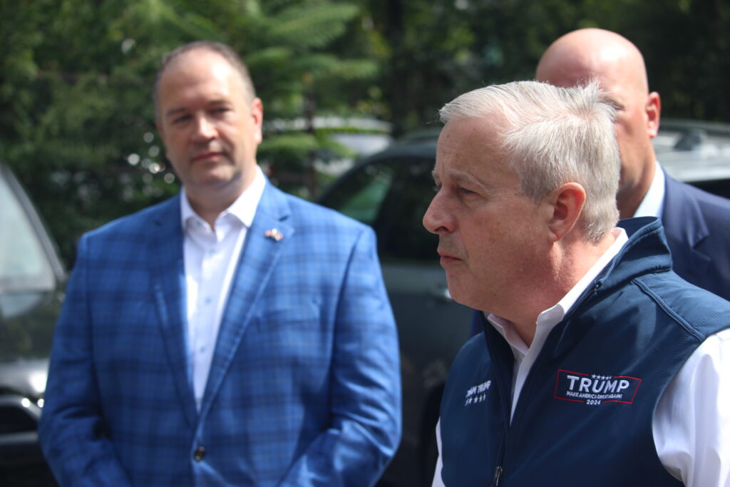 RNC chair Michael Whatley defends Trump tariffs in NC, arguing that ...