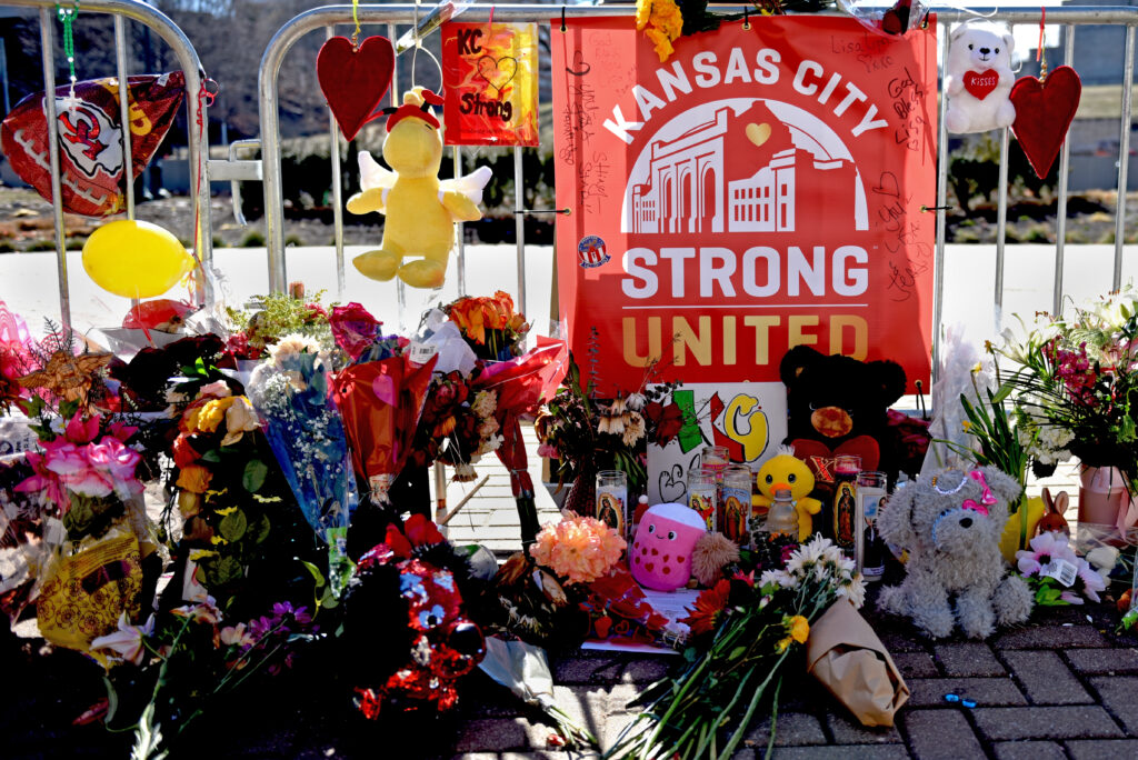 Get rid of the guns. In Kansas, Missouri, everywhere. Amend the ...