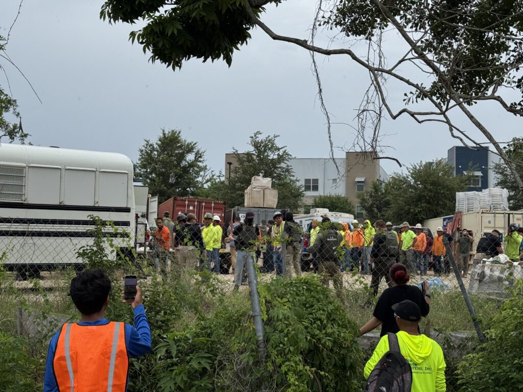 ICE raids FSU College Town construction site, buses away workers | News ...