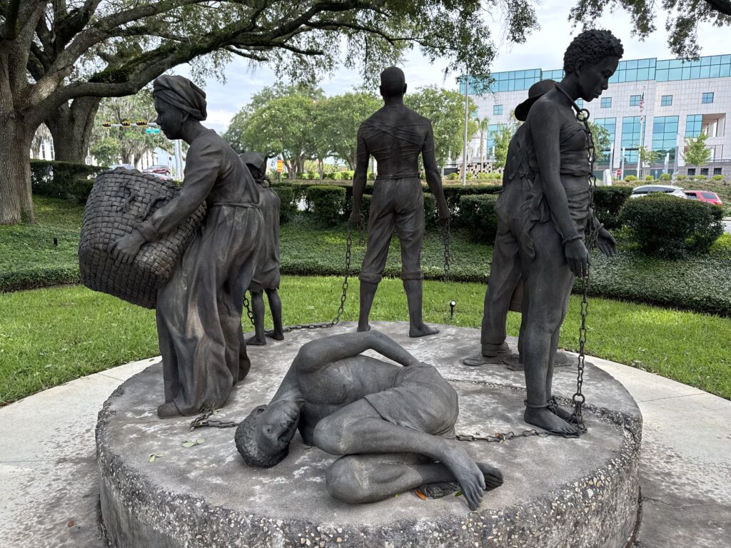 Lawmakers say they had no idea new slavery memorial is now on display ...