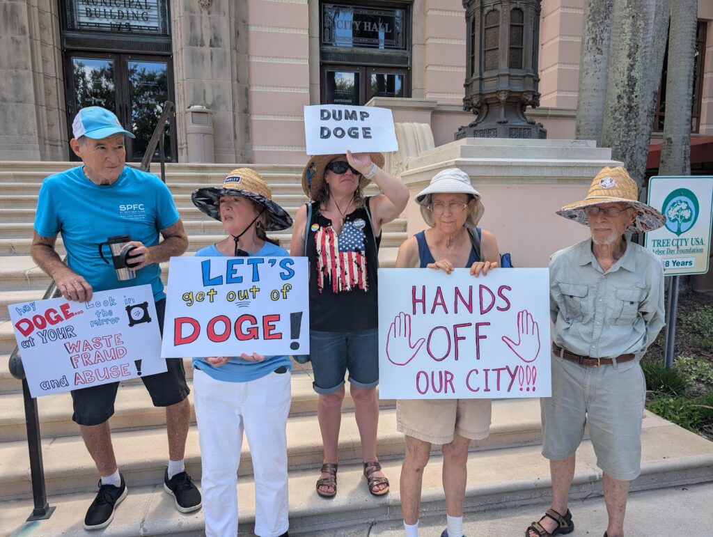 As Florida DOGE comes to St. Petersburg, local residents push back ...