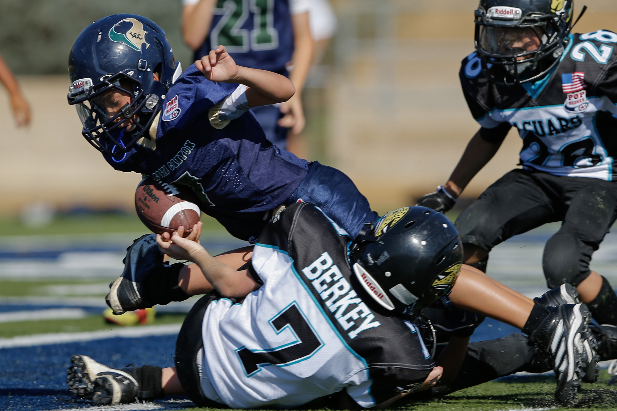 California proposal would allow soft helmet pads in youth football ...