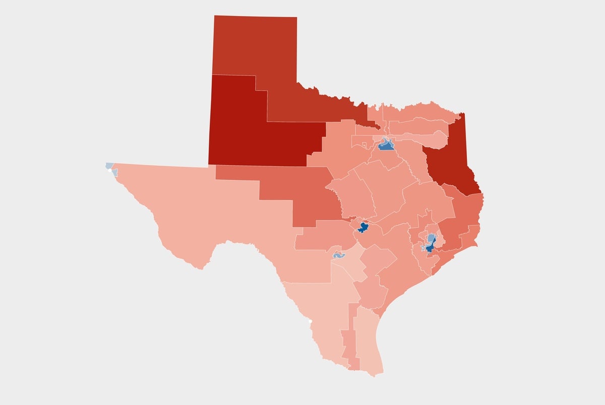 Texas House Republicans unveil new congressional map that looks to pick ...