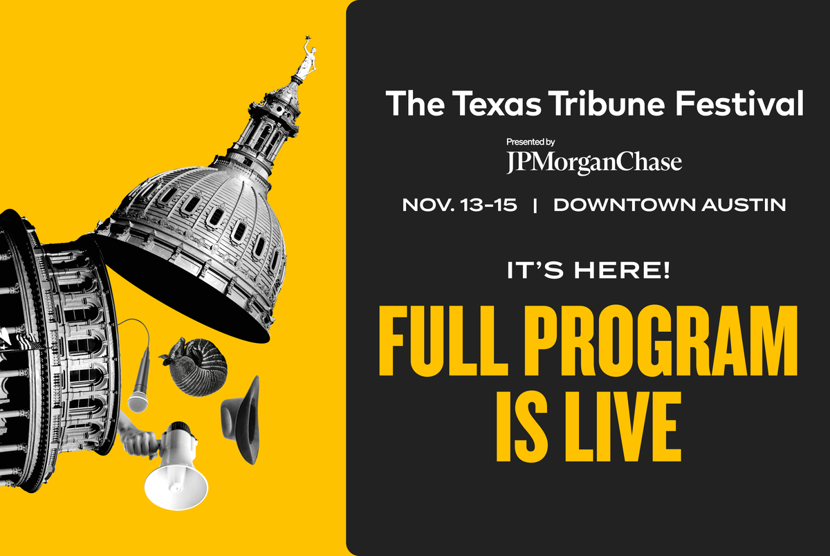 The stage is set: Our full 2025 Texas Tribune Festival lineup is here ...