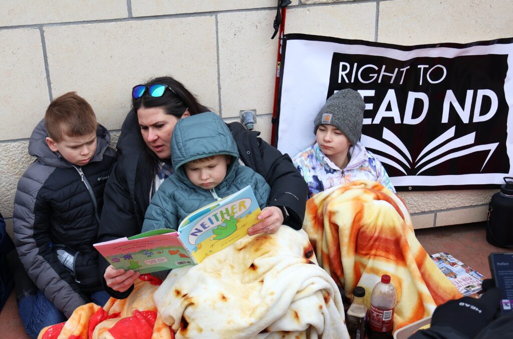 Demonstrators hold silent protests at 17 North Dakota libraries to ...