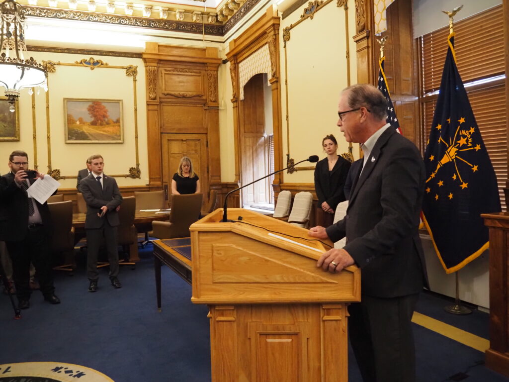 Indiana governor signs executive orders aimed at ‘extreme gender ...