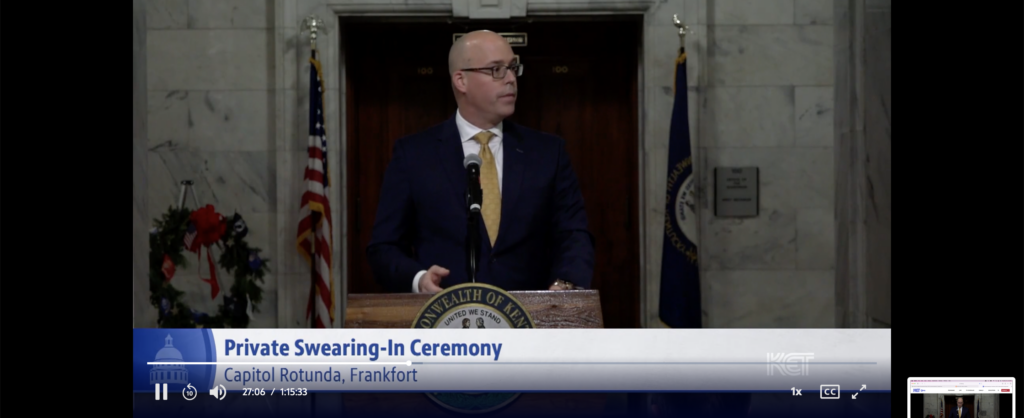 Dr. Steven Stack, MC for private swearing-in, praises Beshear, recalls ...