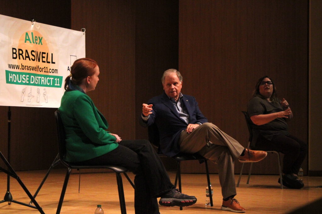 Former U.S. Sen. Doug Jones campaigns in Cullman for Democratic House ...