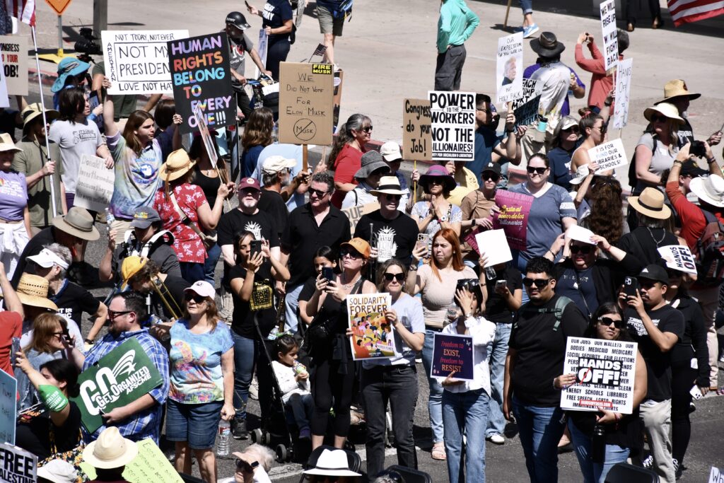 Phoenix May Day march unites unlikely allies against Trump’s ‘hate and ...