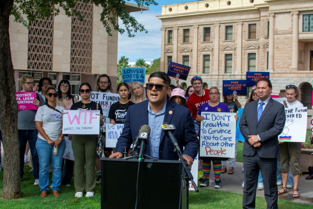 Arizona students rally at Capitol demanding protection from Trump ...