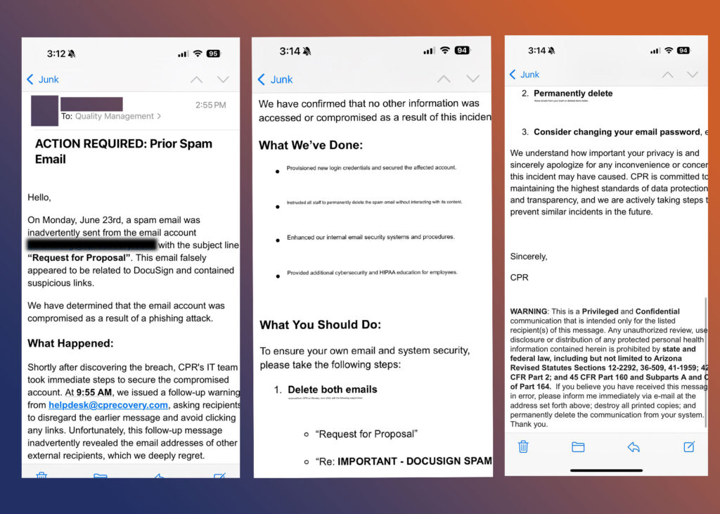Tempe health company hit by phishing scam, then exposed clients in warning email | News From The ...