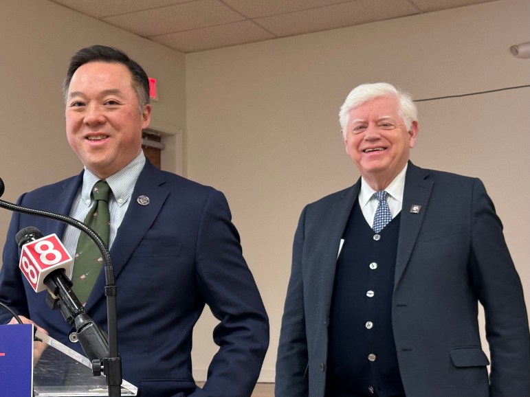 Tong endorses U.S. Rep. John Larson as ally in fight against Trump ...