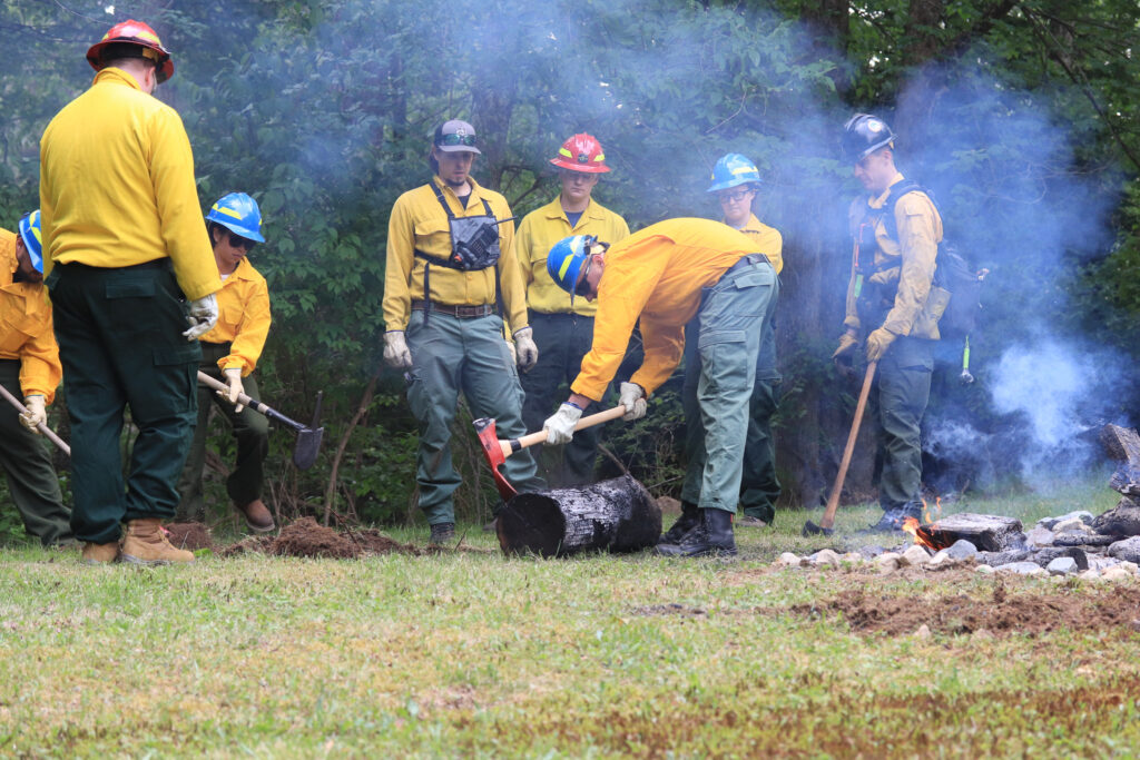 What’s it like to battle a wildfire? Like putting out a fire and hiking ...