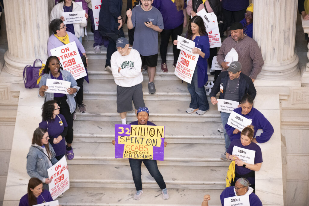 Striking Butler Hospital workers take labor dispute to Rhode Island ...