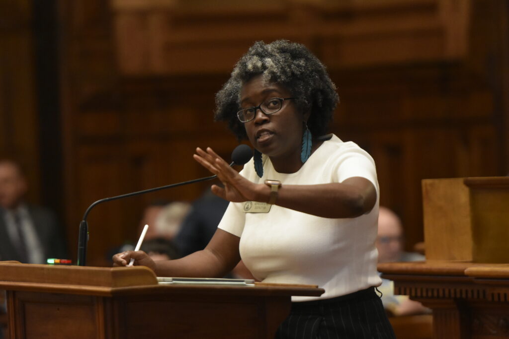 Georgia state Rep. Jasmine Clark joins crowded race to challenge ...