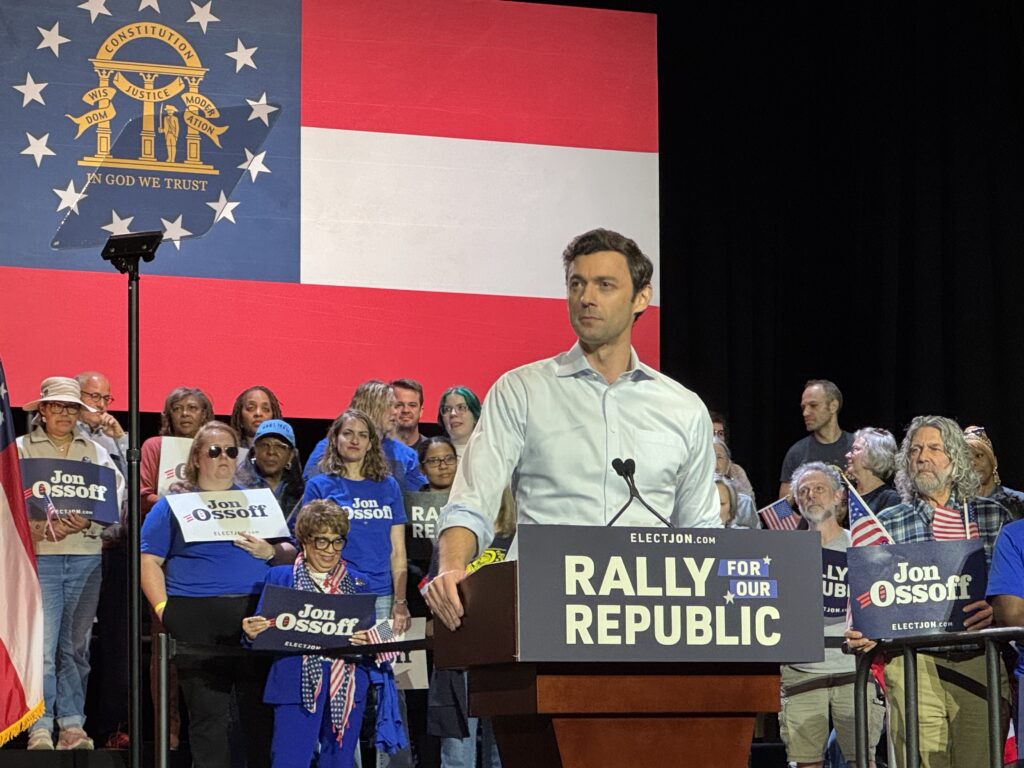 Ossoff rallies Democrats with anti-Trump message as he looks to 2026 ...