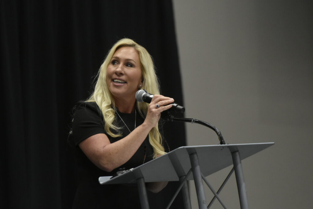 Georgia’s Marjorie Taylor Greene labels Gaza crisis a ‘genocide’ in ...