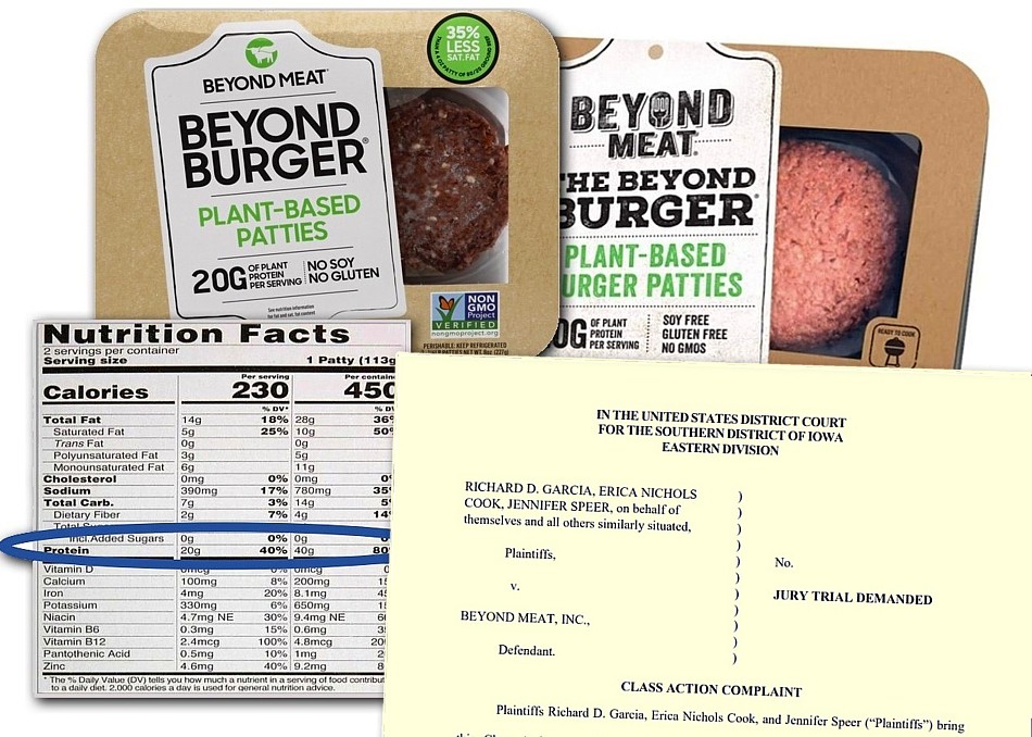 Iowa consumer challenges Beyond Meat’s protein claims in federal court ...