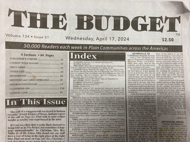 The Budget newspaper brings stories from around the world | News From ...