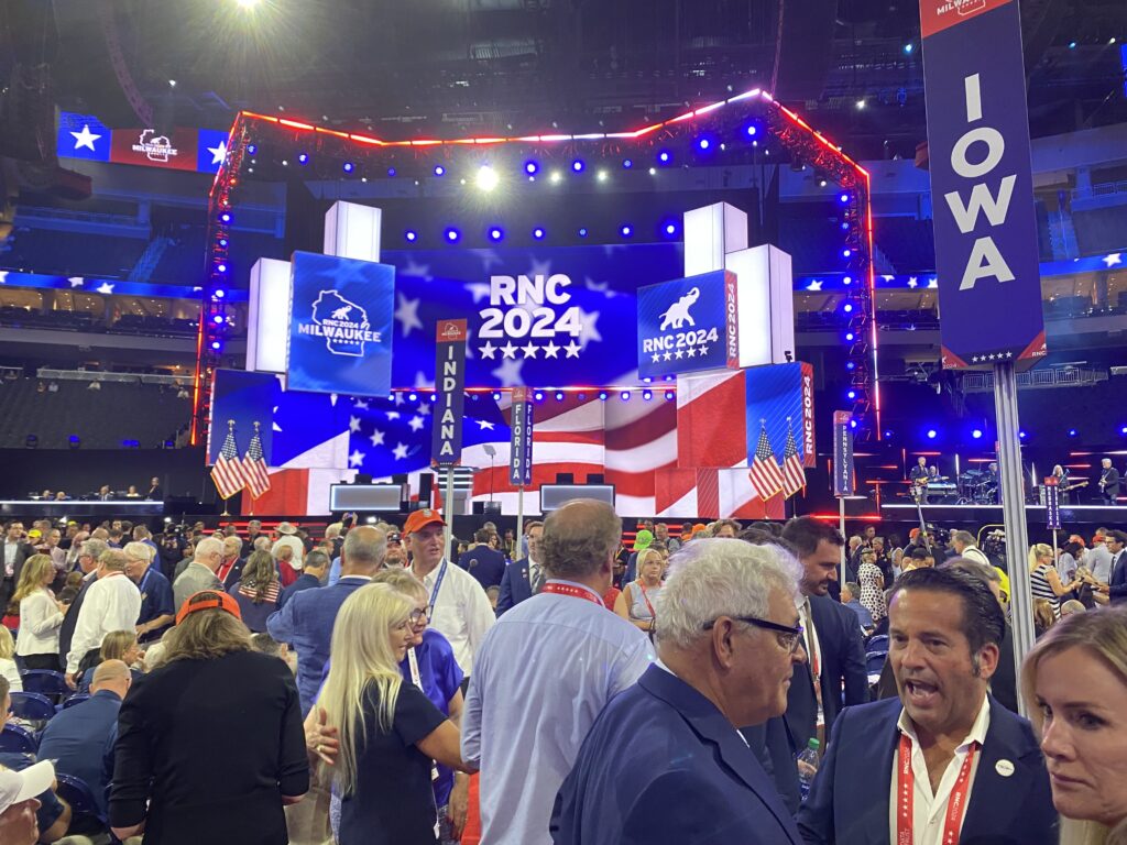Iowa GOP Chair Jeff Kaufmann, AG Brenna Bird give nominating speeches ...