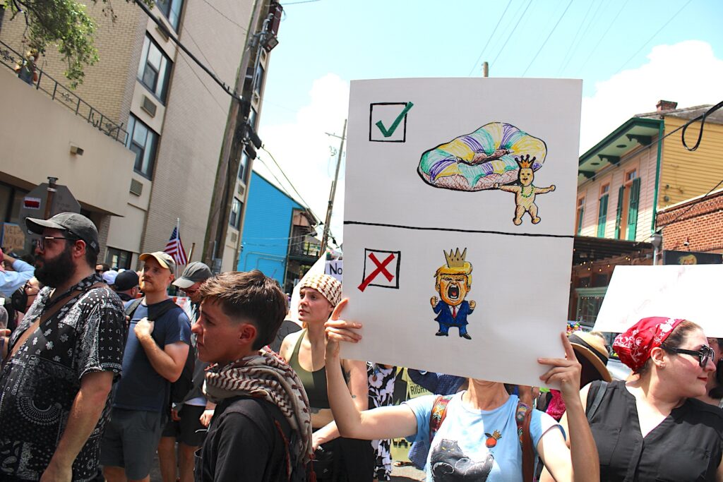 Thousands march in New Orleans-style ‘No Kings’ protest parade | News ...