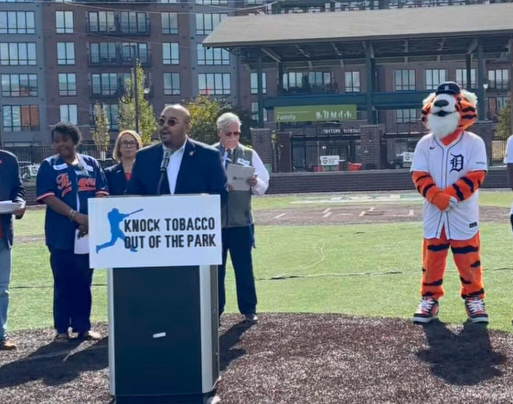 Detroit advocates, speaking at former Tiger Stadium, push to “Knock ...