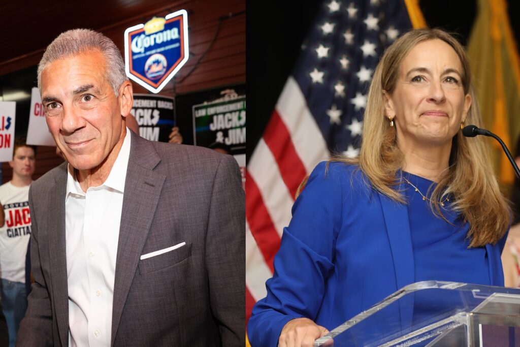 Democrat Mikie Sherrill leads Republican Jack Ciattarelli in NJ ...