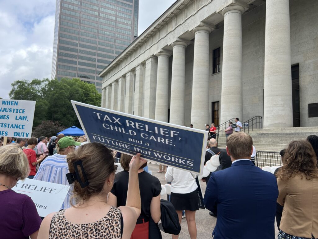 Families rally at Ohio Statehouse for support in state operating budget ...