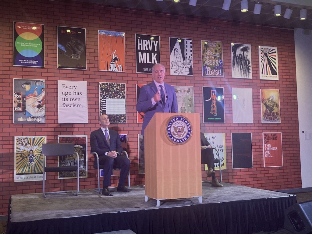Casey talks Penn encampment and war in Gaza during visit to American ...