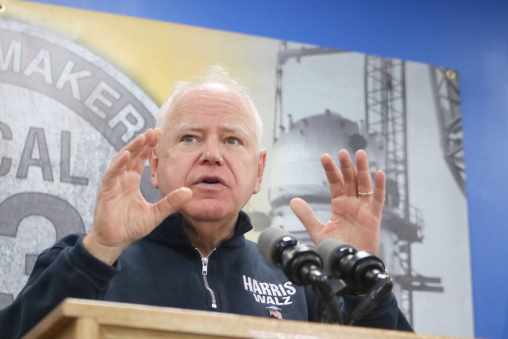 In Bucks County, Walz touts pro-union agenda | News From The States