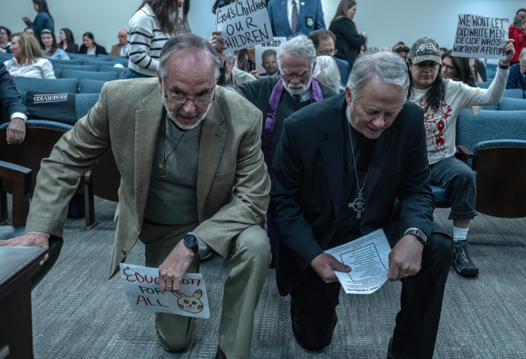 Using prayer as protest, Tennessee clergy disrupt debate to deny ...
