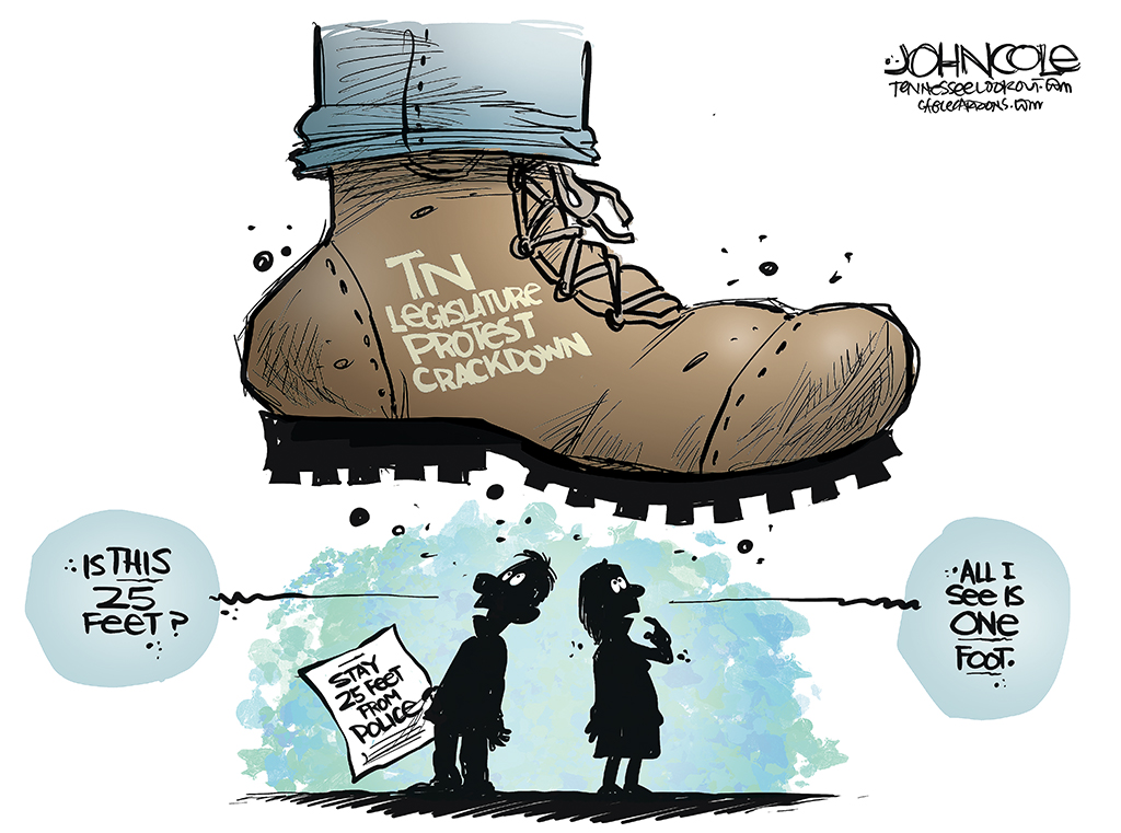 John Cole’s Tennessee: Keep your (25-foot) distance. | News From The States