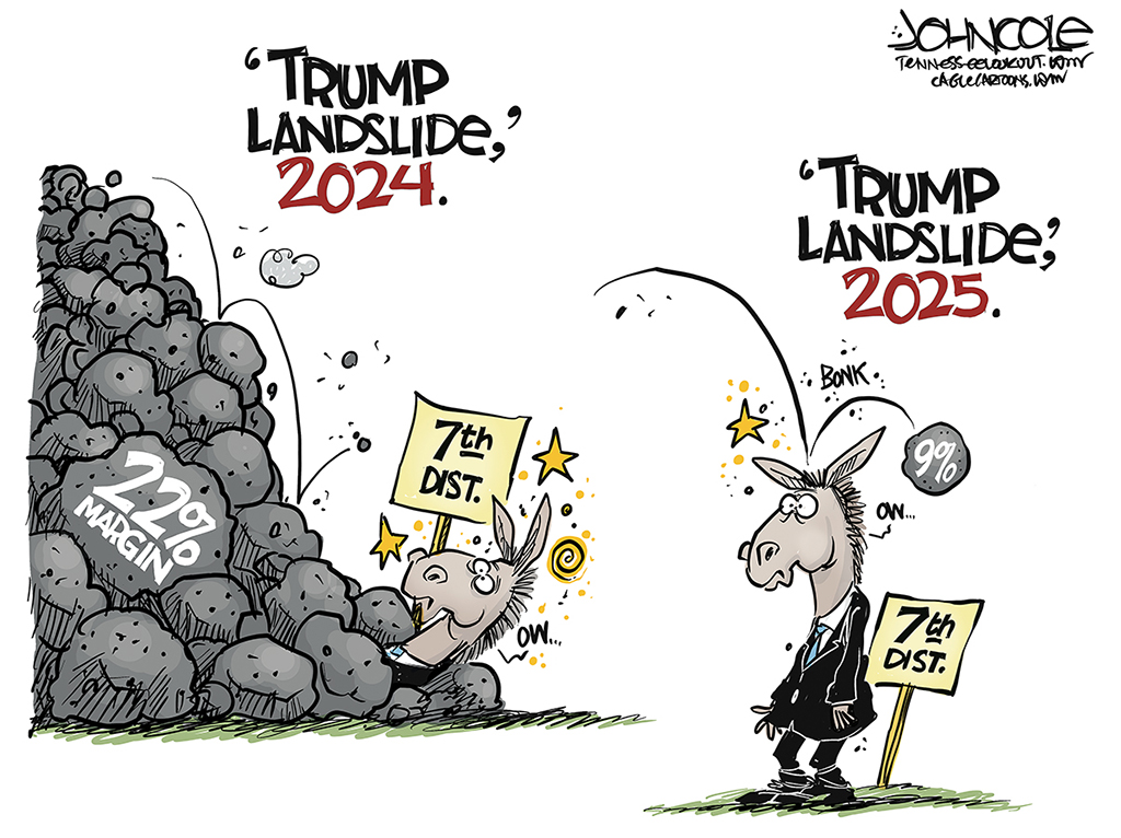John Cole’s Tennessee: Beware of falling rock. | News From The States