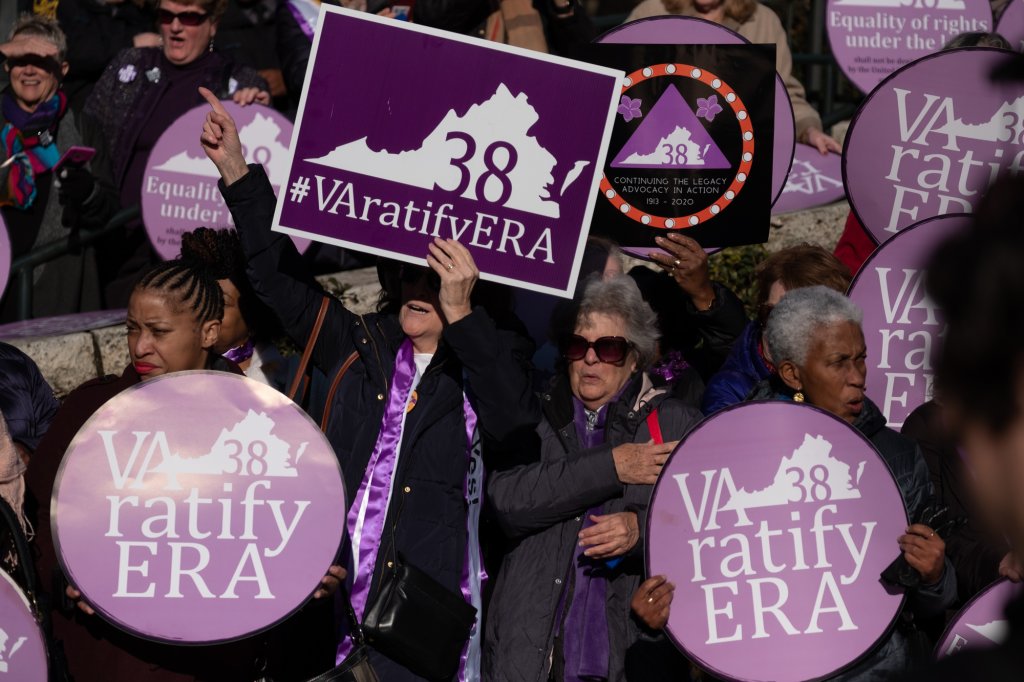 Women preside over House, Senate as Virginia lawmakers finalize ERA ...