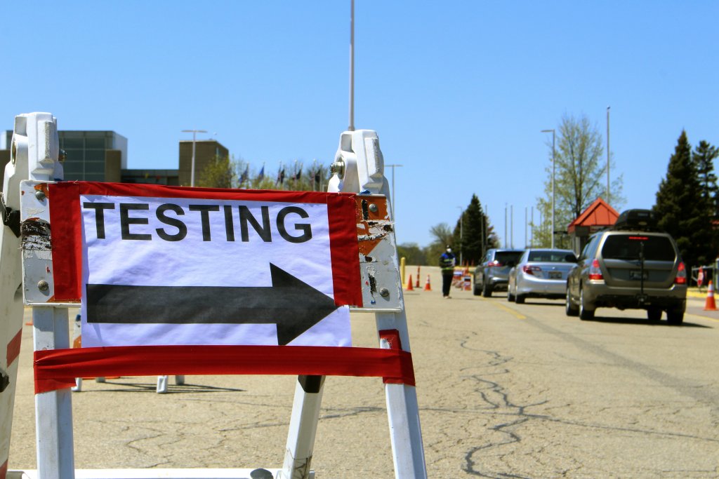 Photos: Madison drive-through testing site | News From The States