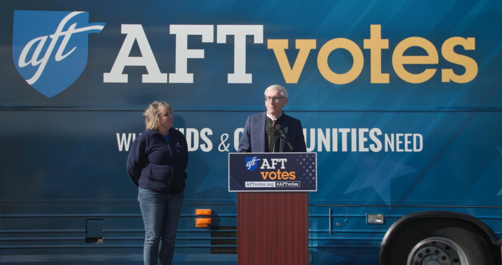 Evers campaign highlights education issues with endorsement from ...