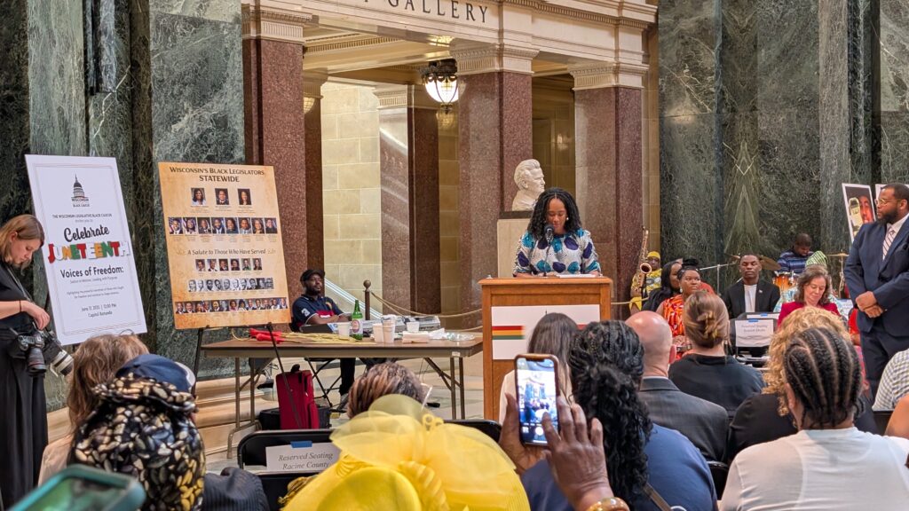 Wisconsin state leaders celebrate Juneteenth, say fight for freedom ...