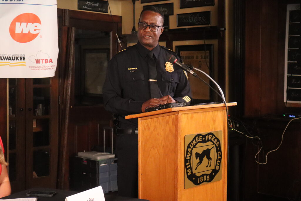 Milwaukee Police Chief Norman parries questioning during tense press ...