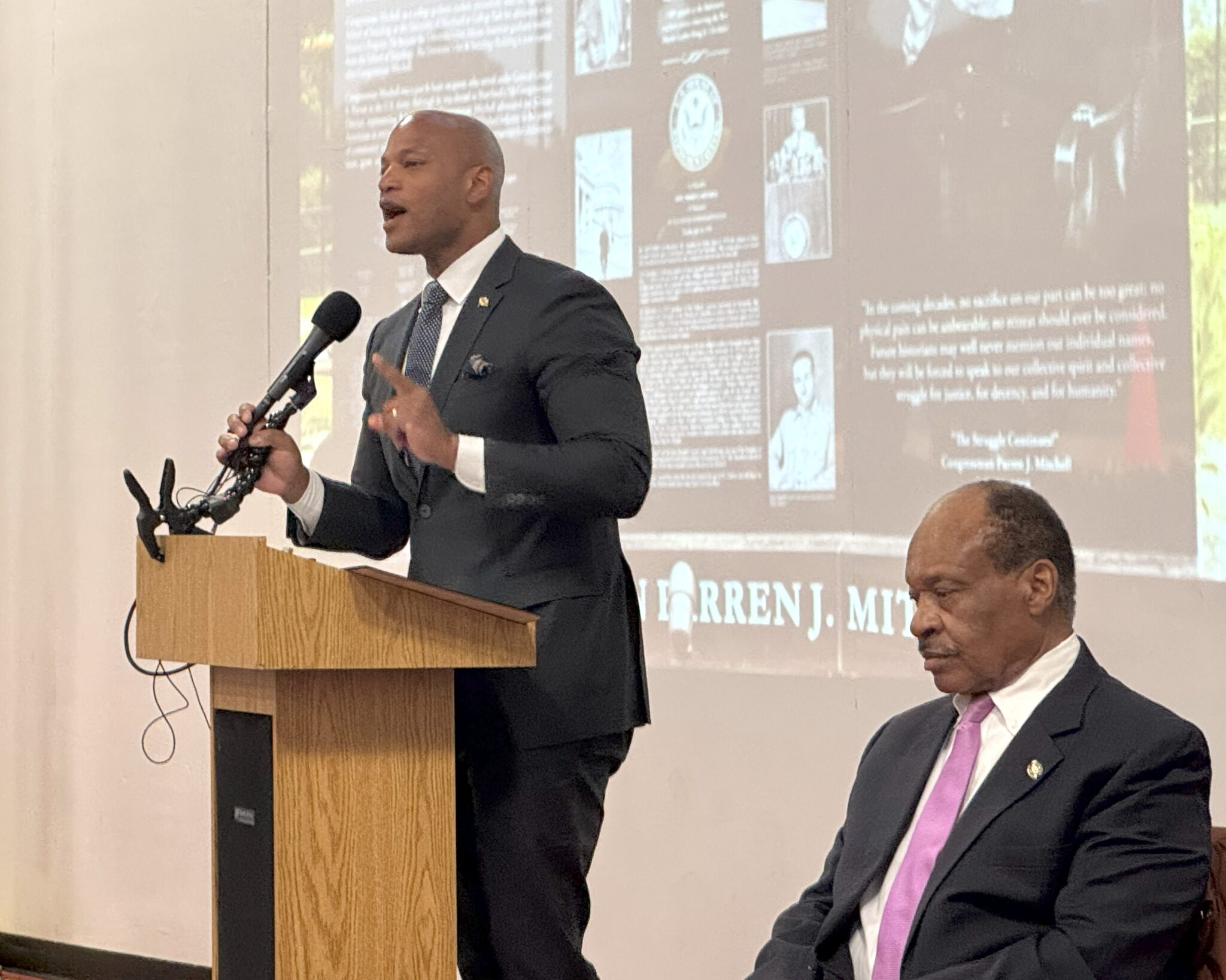 Parren Mitchell, the first Black member of Congress from Maryland ...