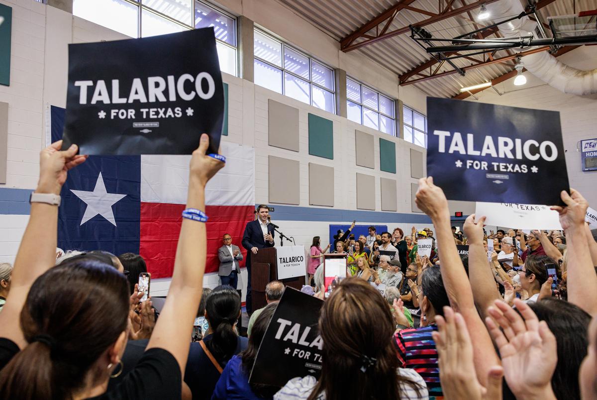 In South Texas, Allred and Talarico compete for Latino voters by vowing ...
