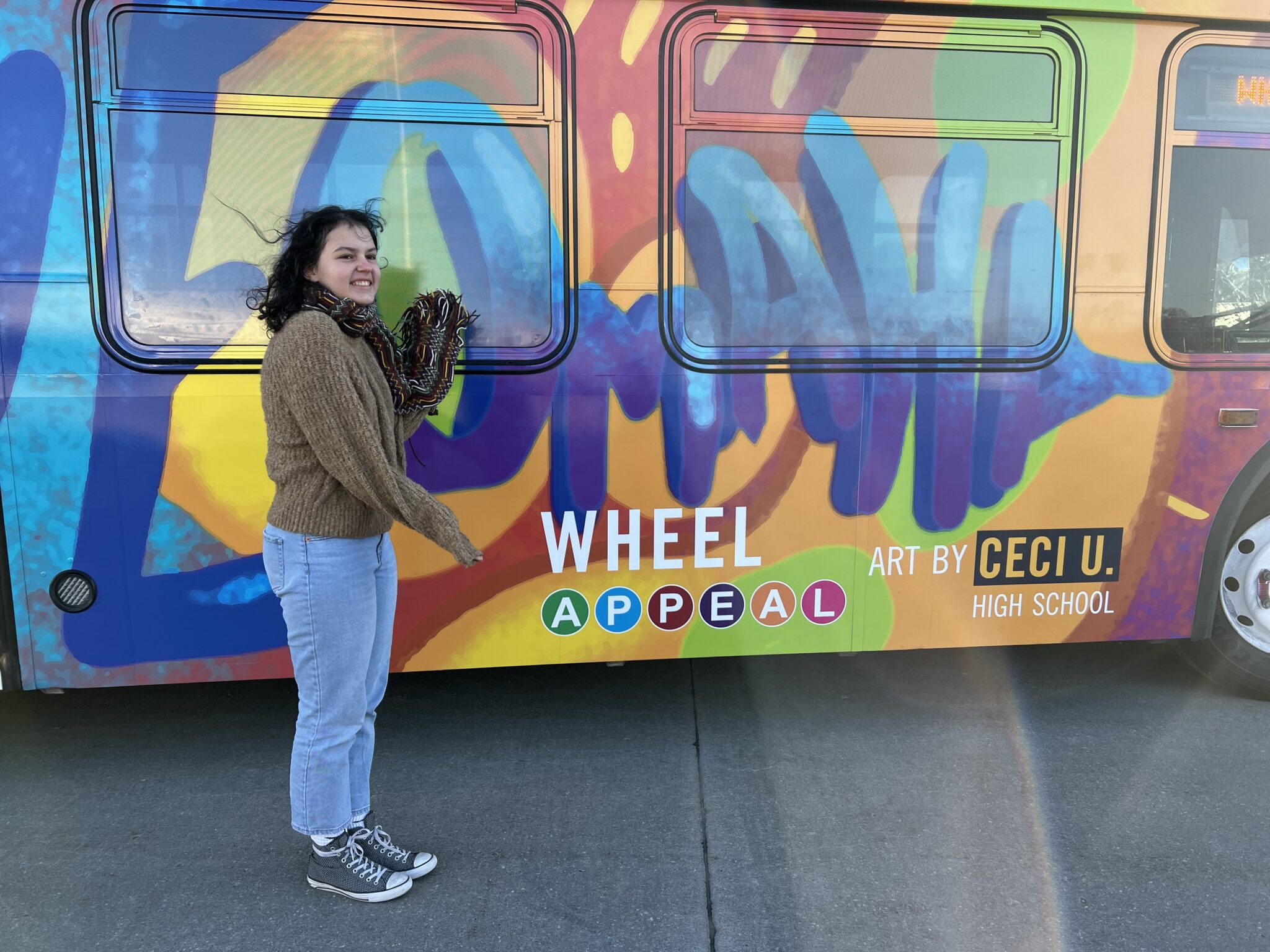 Public buses wrapped in love and koi fish, the work of young Omaha area ...