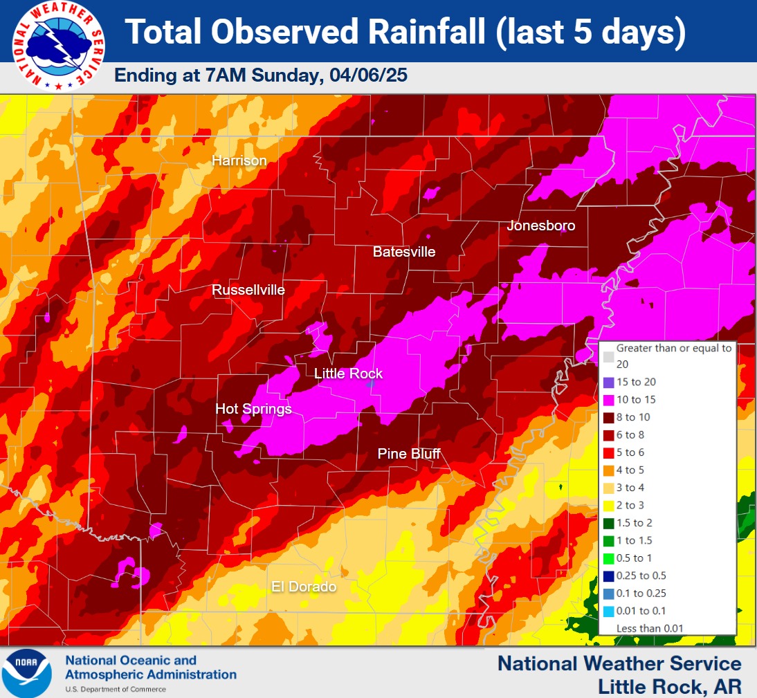 Serial storms in Arkansas ramp up residents’ anxiety, create flooding ...