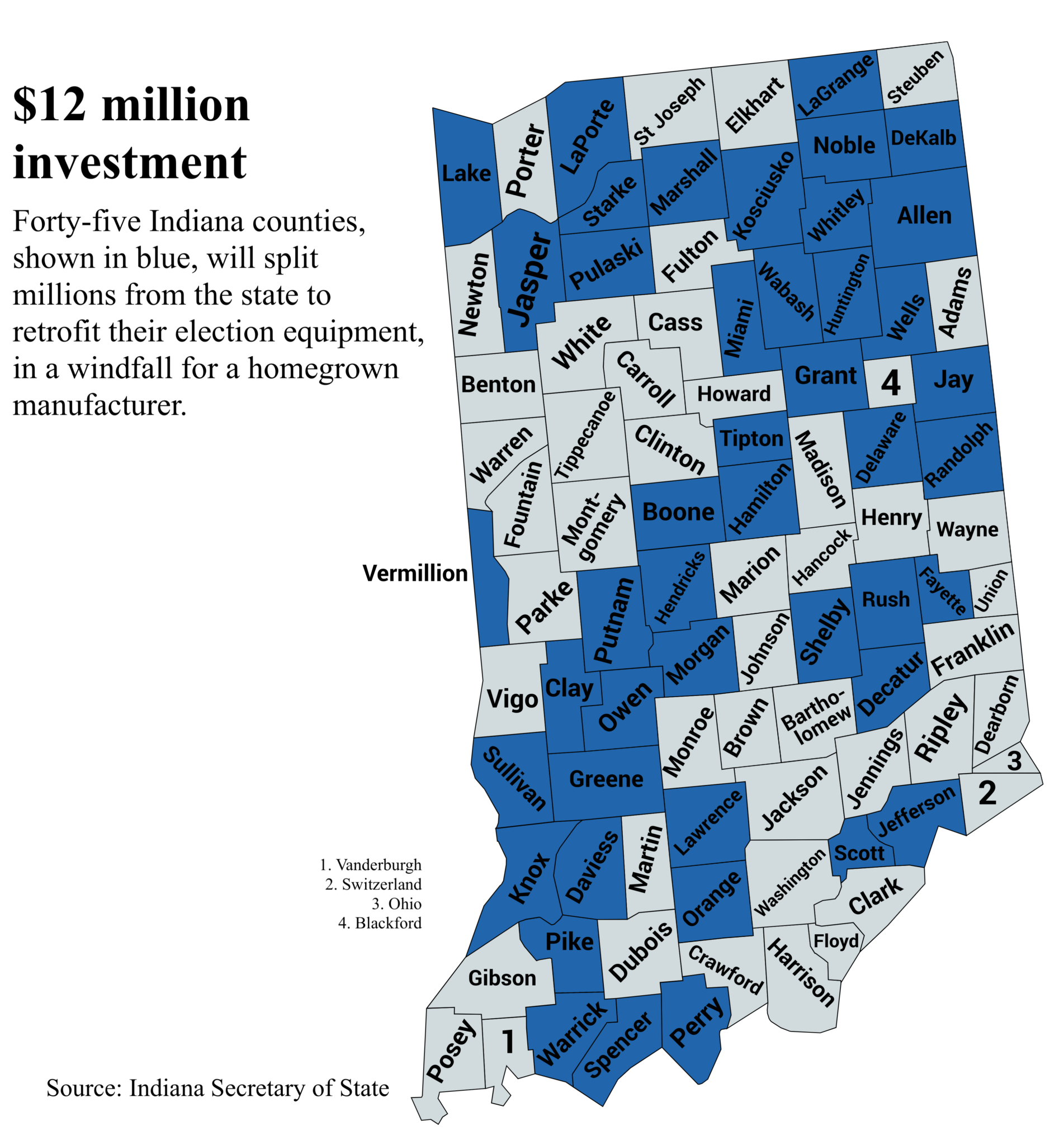 Indiana readies $12 million voting machines investment | News From The ...