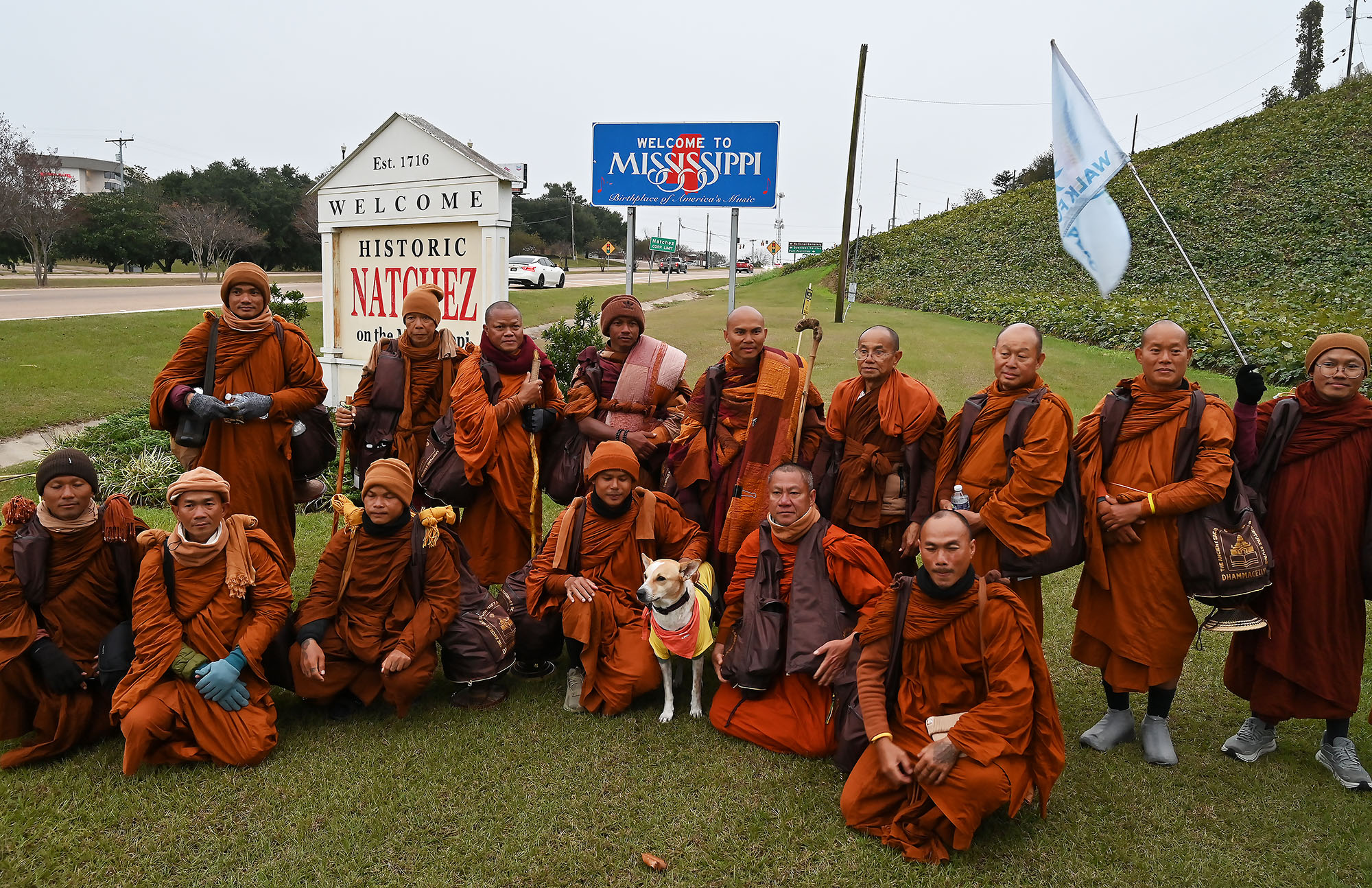 Buddhist monks walk from Texas to nation’s capital to promote peace ...