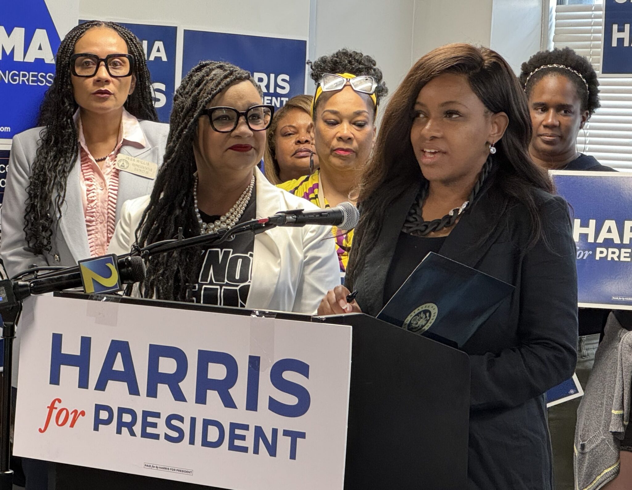 Trump’s 90-minute speech at Atlanta rally splits attacks between Harris ...