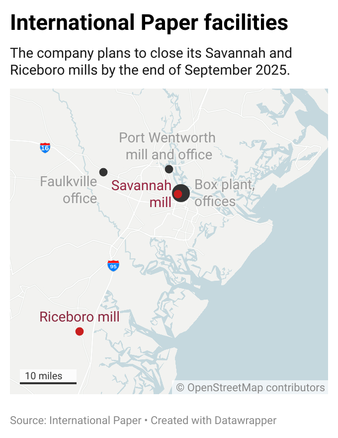 International Paper to close Savannah, Riceboro plants | News From The ...